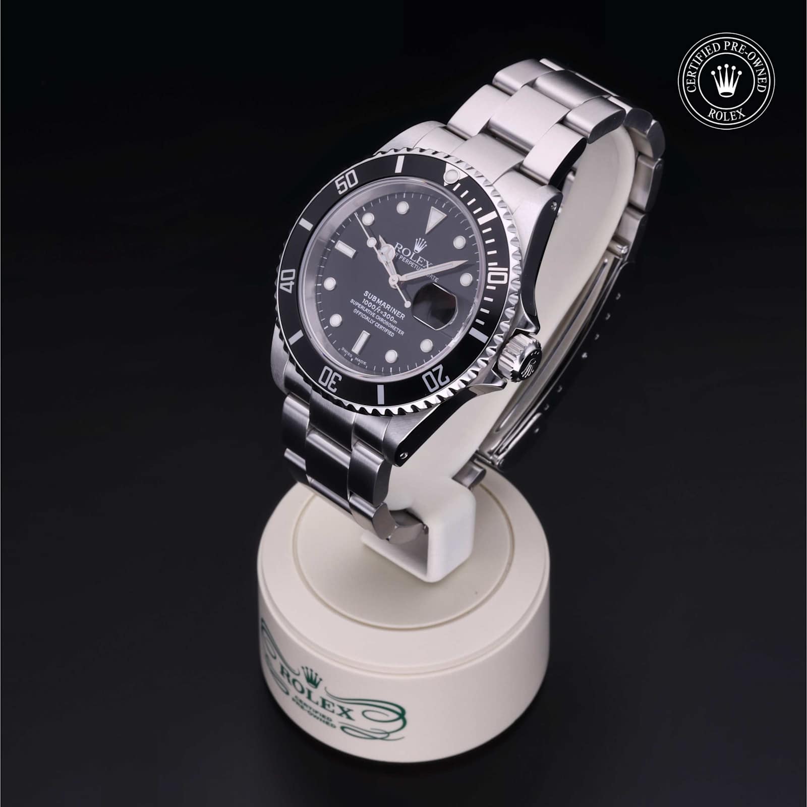 Montres Rolex Certified Pre-Owned Submariner Date 40 mm en Acier, 16610 ...