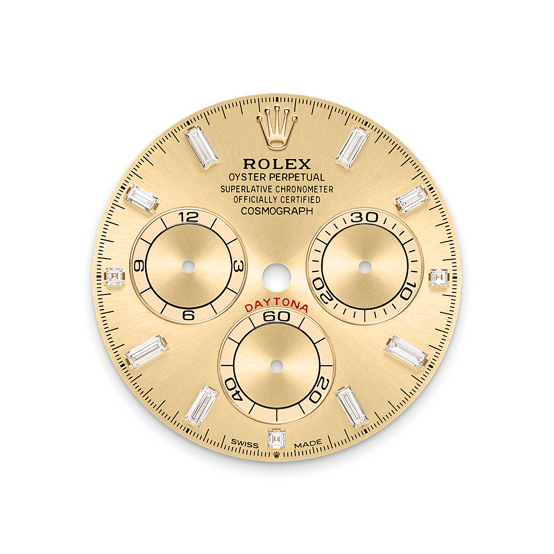 Rolex Cosmograph Daytona in 18 ct yellow gold with lugs set with diamonds, M126598TBR-0001 ...